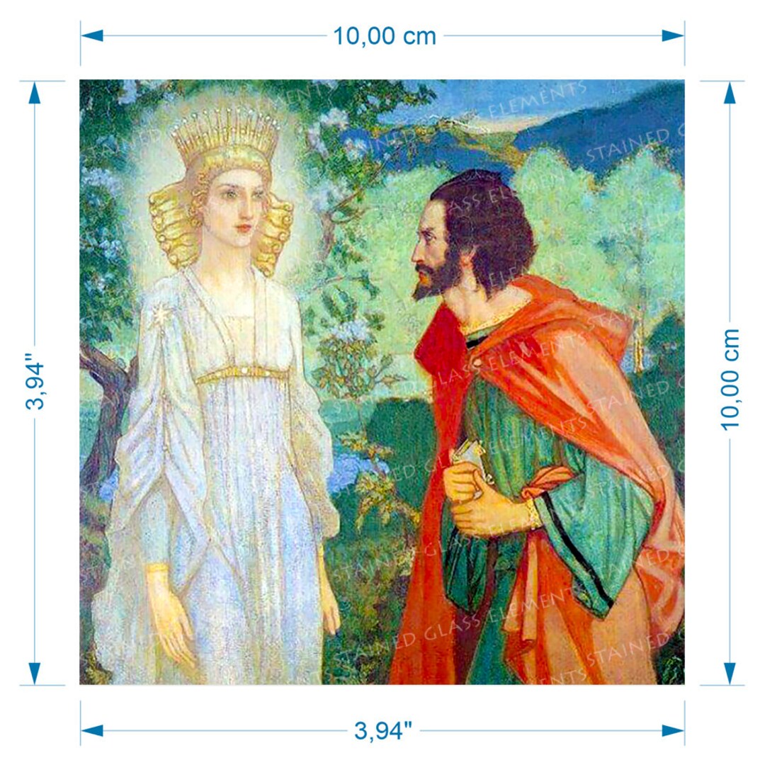 Merlin and the Fairy Queen Ceramic Decal Symbolism Duncan Fusible ...