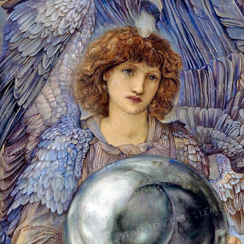 Angel Ceramic Decal, Edward Burne-jones, Pre-raphaelites Decals, Angel ...