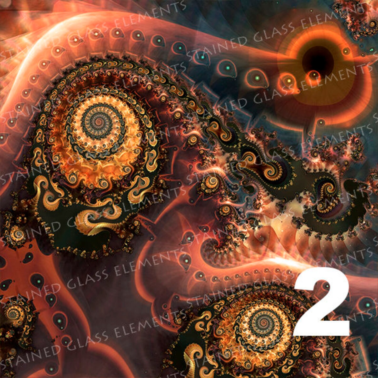 Ceramic Decal Fractal Fractal Ceramic Transfer Size 10 X - Etsy