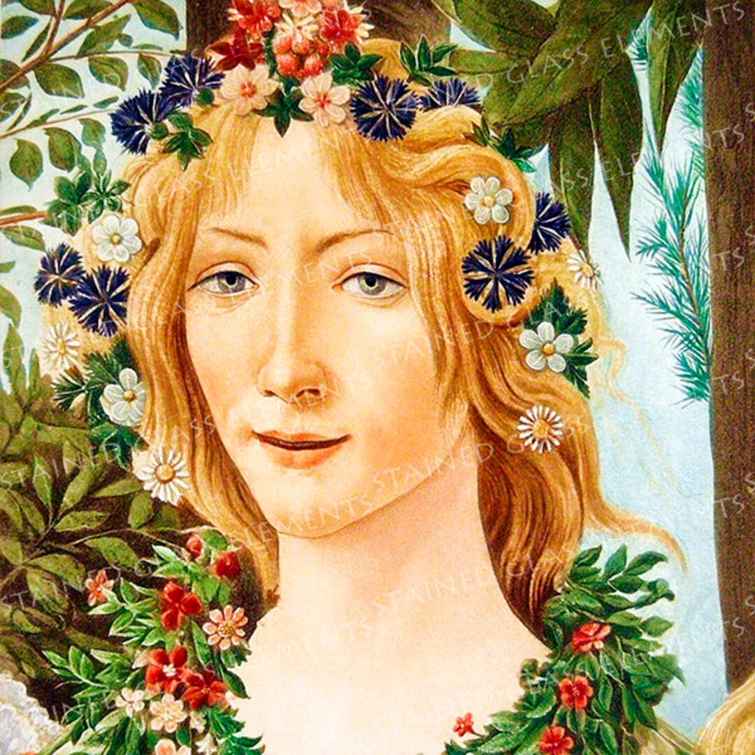 Botticelli Ceramic Decal, Renaissance Decal, Spring, Spring Ceramic ...