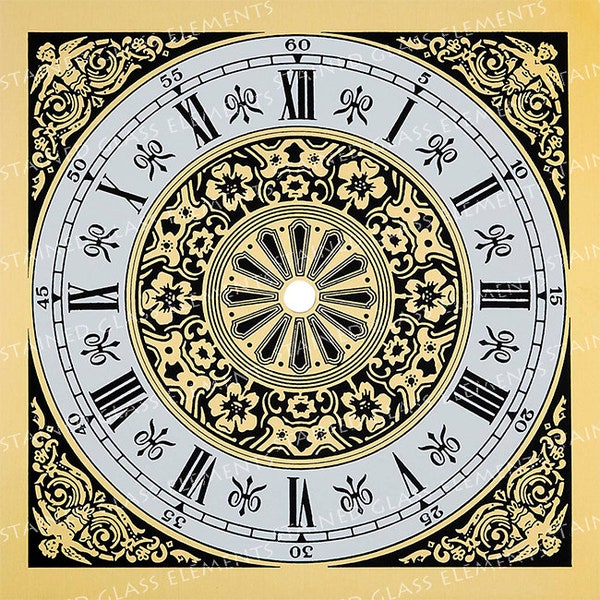 Clock Face Decal - Etsy