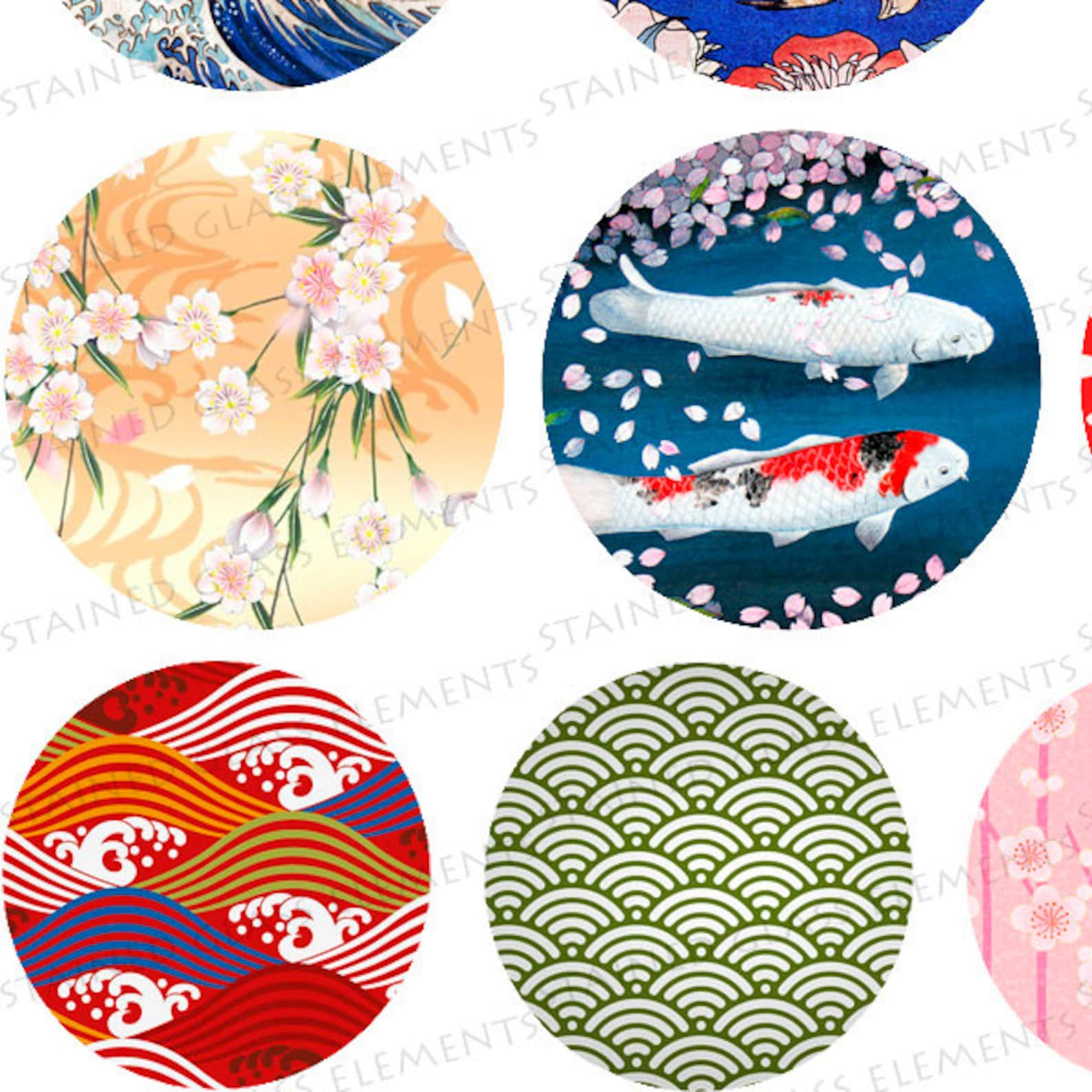 Japan Ceramic Decals Japanese Ceramic Decals Decals Sheet | Etsy