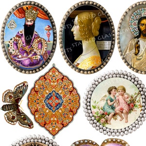 Victorian Ceramic Flower Decals Pendants Ceramic Decals - Etsy