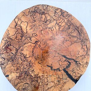 Curly Spalted Maple End Grain Slab, Air Dried, Project Board, Resin ...