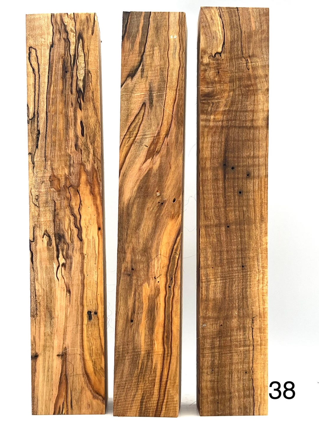 Curly Spalted Maple Blanks - Air Dried Turning Wood - Etsy
