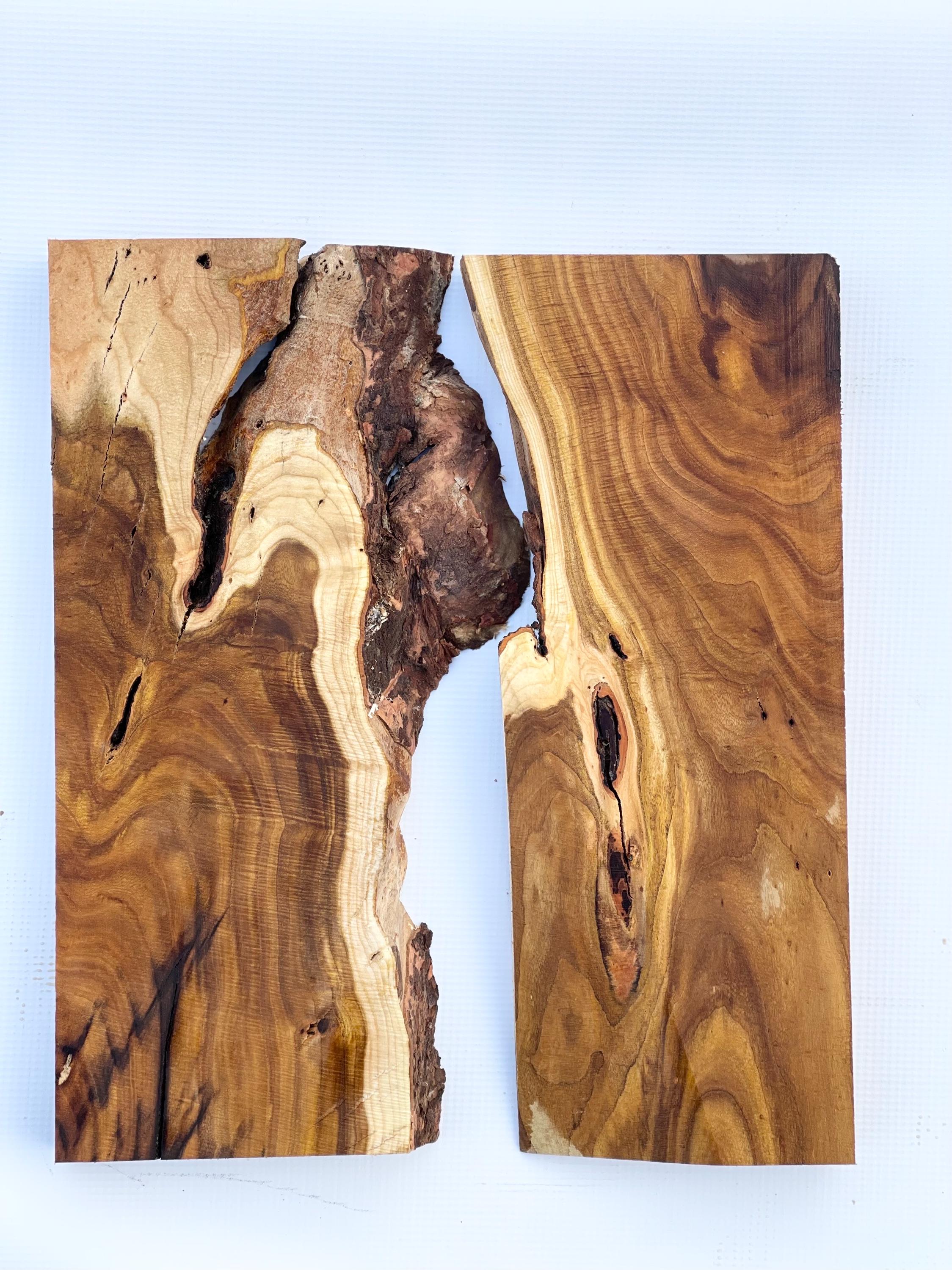 Red Bud Wood Curly and Burly Slabs, Kiln Dried, Project Board, Resin ...