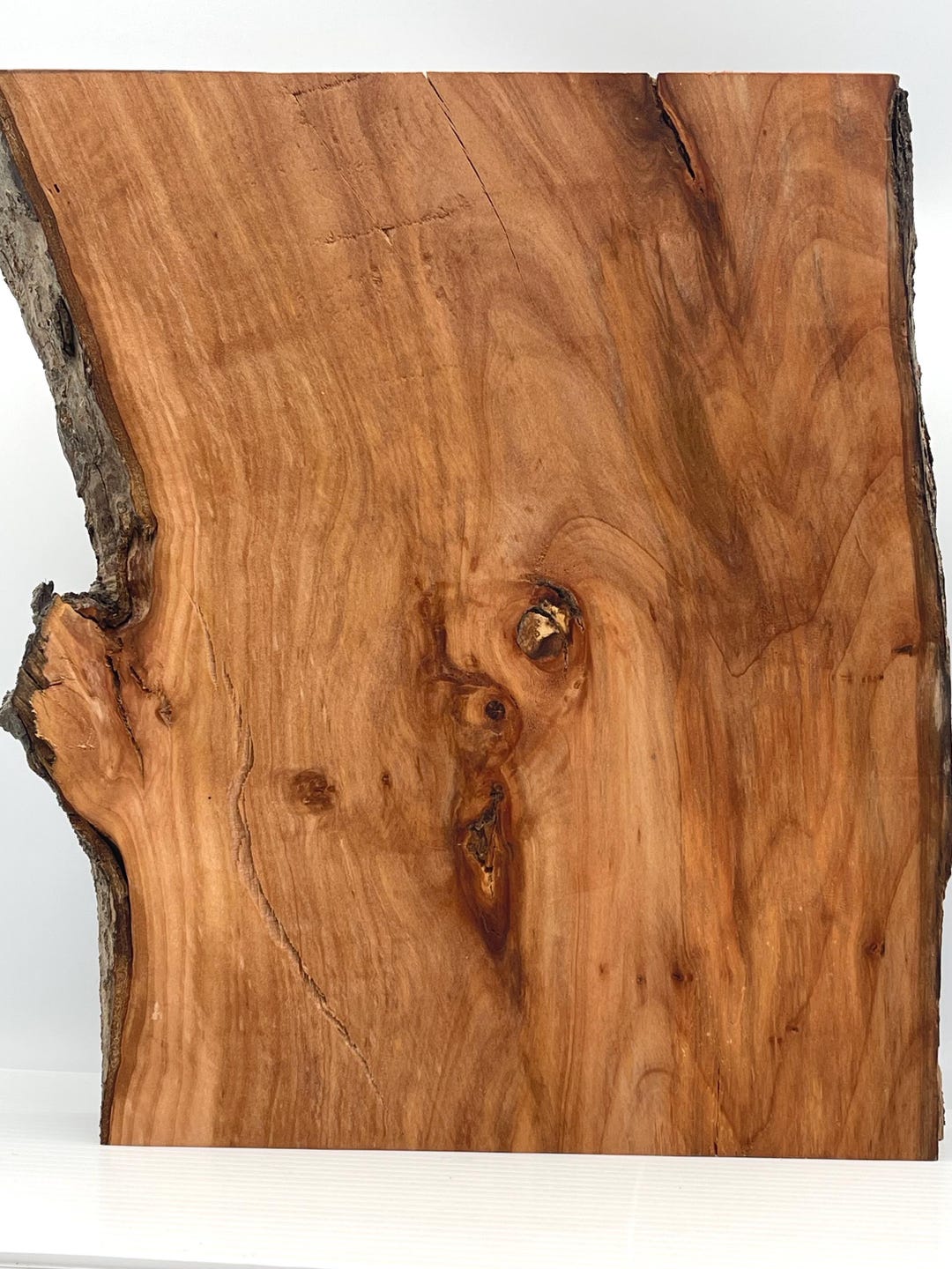 Spalted Apple Blank, Air Dried, Turning Wood, Project Board, Burl Cap ...