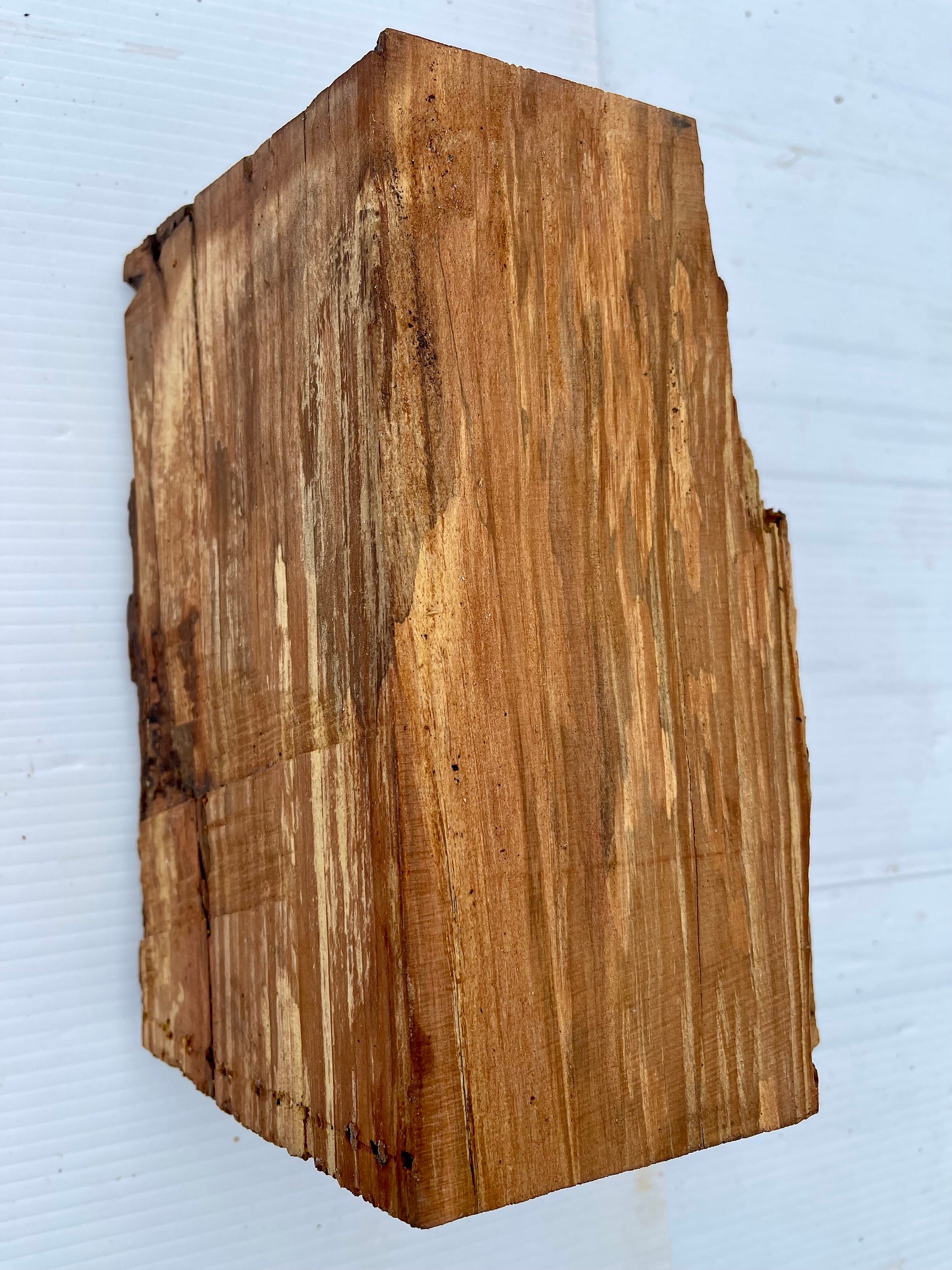 Spalted Apple Blank, Air Dried, Turning Wood, Project Board, Burl Cap ...