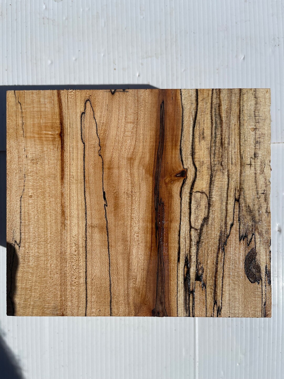 Spalted Maple Slab, Partially Air Dried, Project Board, Resin Board ...