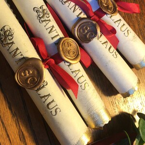 Miniture Scroll From Father Christmas/santa/elf - Etsy