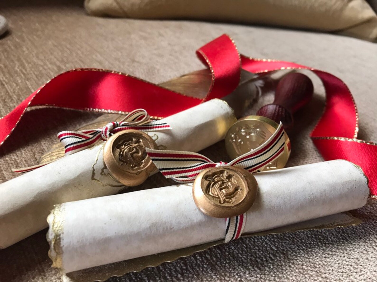 Miniture Scroll From Father Christmas/santa/elf - Etsy