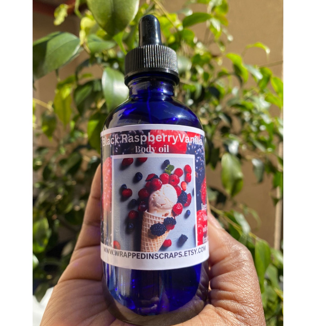 Black Raspberry Vanilla Body Oil - Etsy