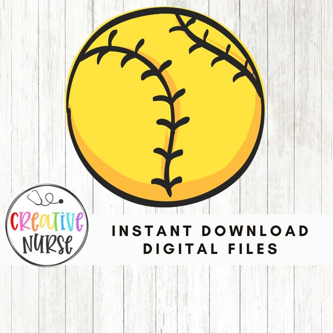 Instant Download Cut File / Softball / Svg Png Cutting Files for ...