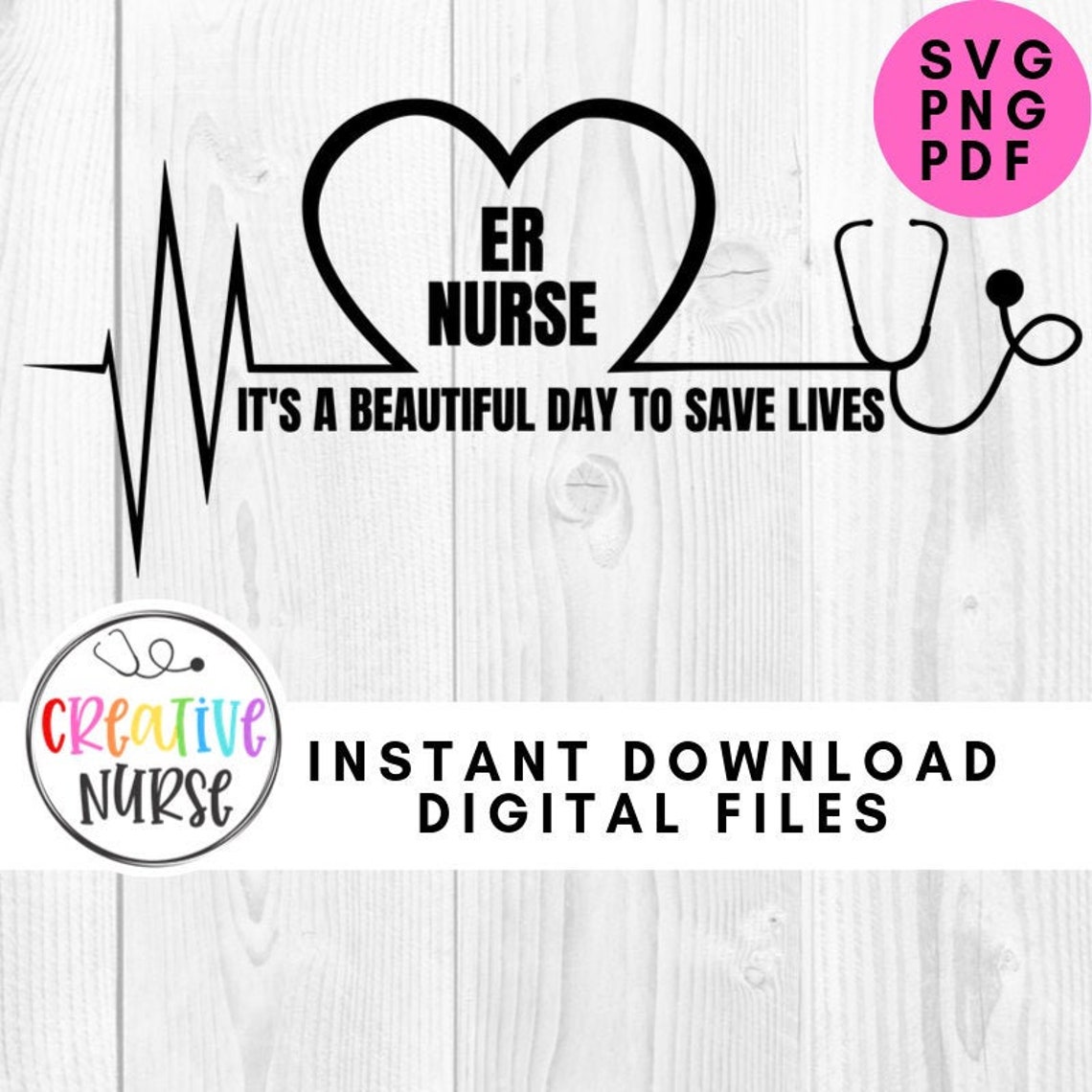 Instant Download Cut File / ER Nurse ER RN It's a - Etsy