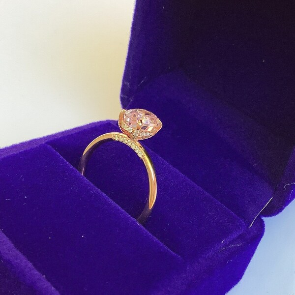 Pink Ice Ring - Etsy