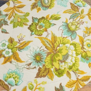 20" Quilted Centerpiece Mat Round Table Topper Vintage 50s 60s 70s ...