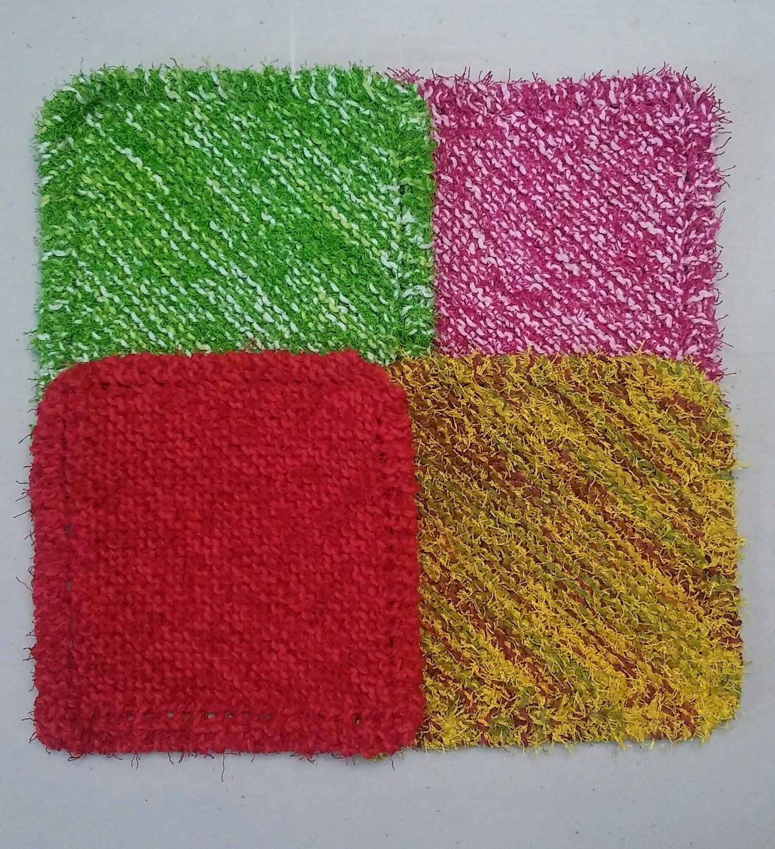 Scrubber Dishcloth/washcloth With White Kitchen Bath Scrubber Cloth ...