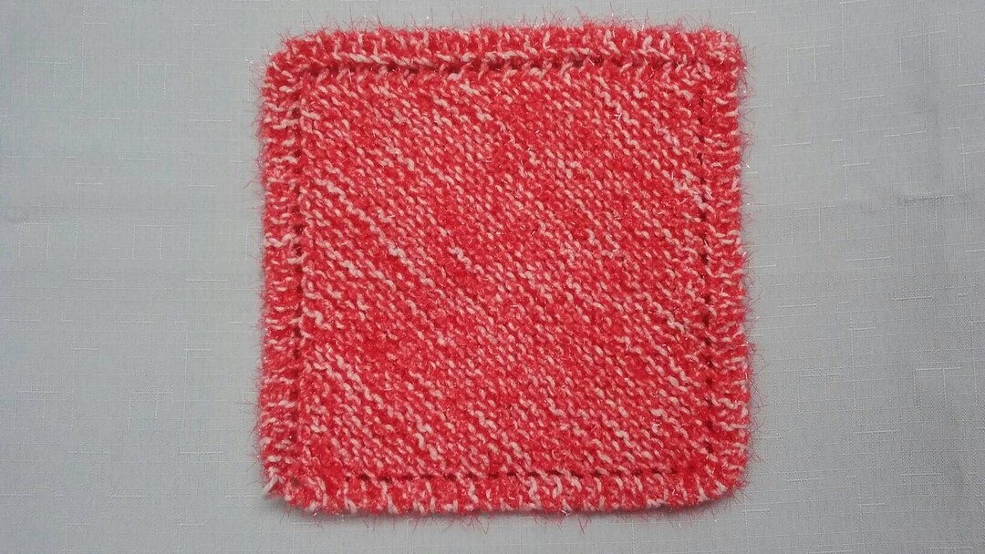 Scrubber Dishcloth/Washcloth with Coral Cuisine Bath Scrubber Cloth ...