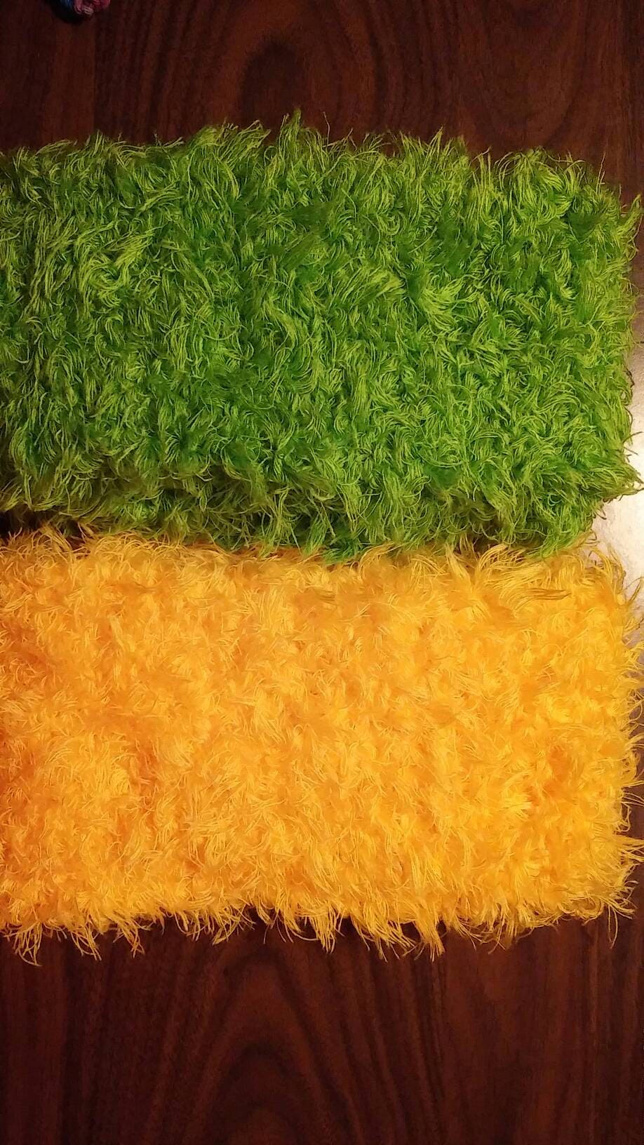 Furry Knitted Scarf Adult Children Child Furry Handmade - Etsy