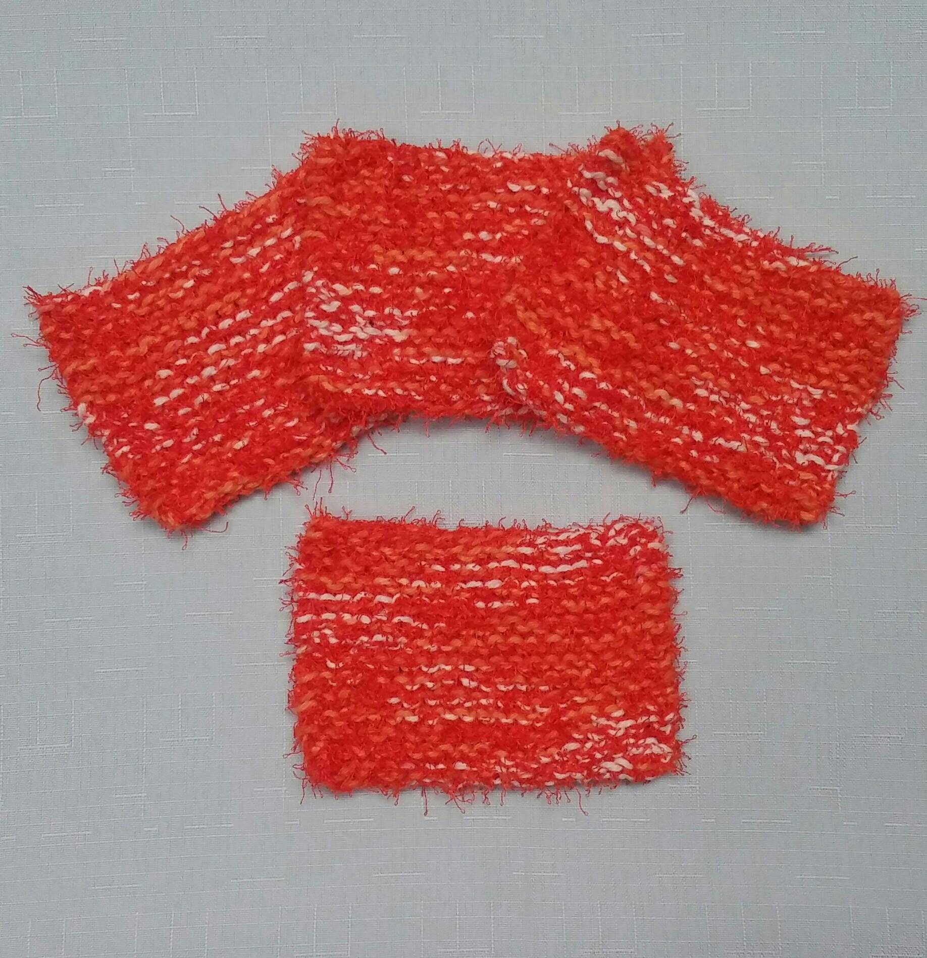 Scrubby and Cotton Scouring Pad (with Orange) ~~ Kitchen Bath Scrubber ...