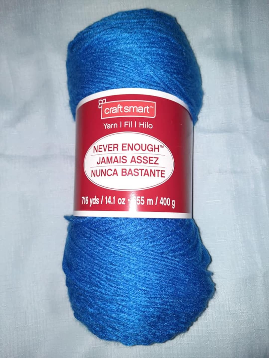 Craft Smart Never Enough Yarn ROYAL BLUE 716yds/14.1oz - Etsy
