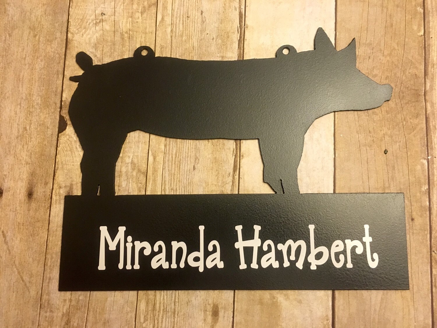 Personalized Show Pig or Hog Sign for Stock Shows Fairs Barn - Etsy