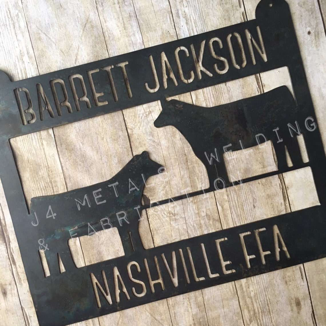 Show Cattle Sign W Heifer and Bull/steer Stock Shows Barns - Etsy