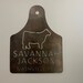 Personalized Eartag Show Calf Sign for Stalls, Barns; Stock Show Kids ...