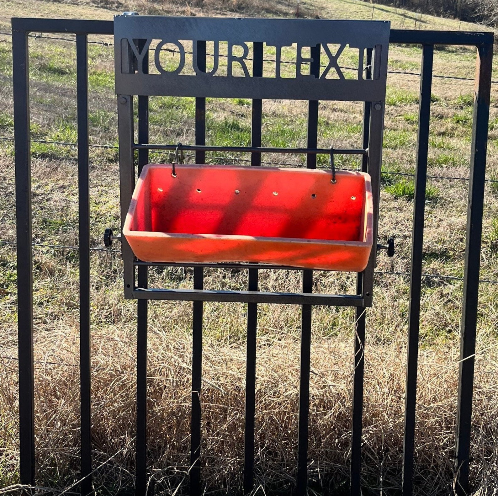 Show Pig Hog Goat Lamb Adjustable Feeder Rack for Shows - Etsy