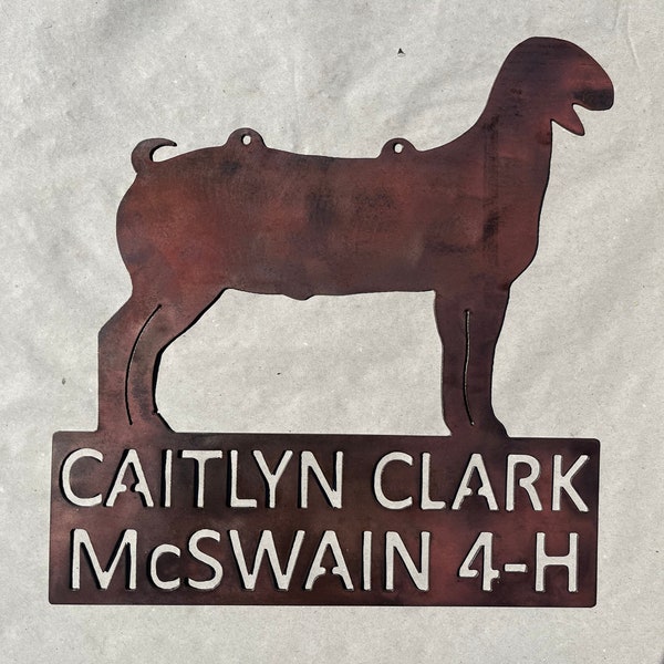 Livestock Goat Show Pen Signs - Etsy
