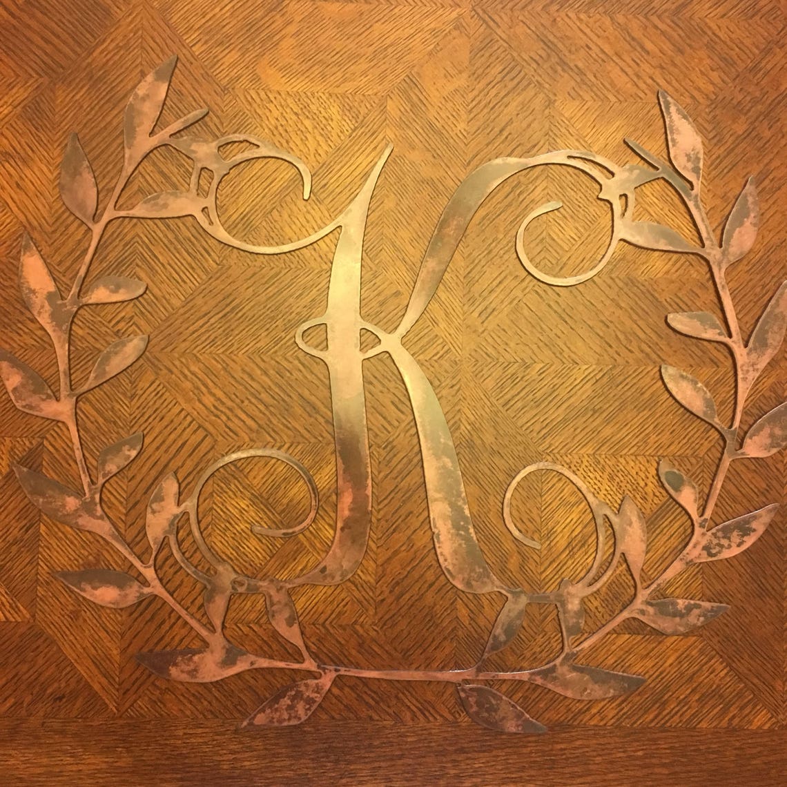 Monogram Wreath Ornate Monogram Wedding Bridal Shower - Etsy