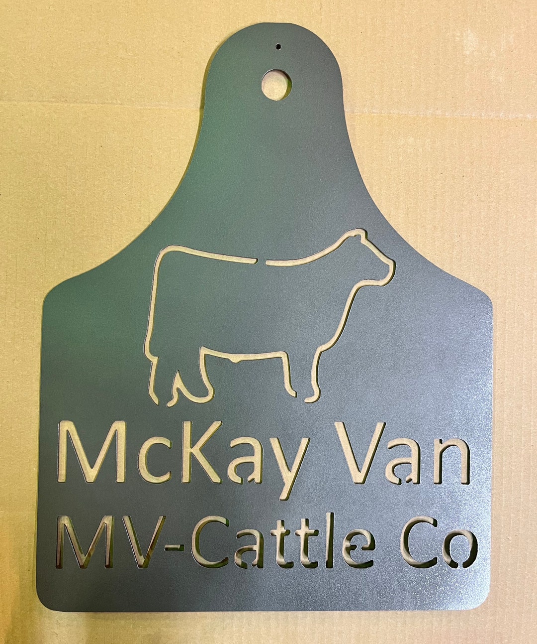 Personalized Eartag Show Calf Sign for Stalls, Barns; Stock Show Kids ...