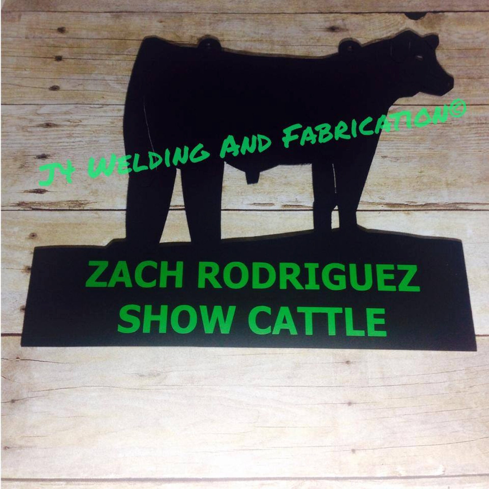 Personalized Show Calf Sign for Stalls, Barns; Stock Show Kids, Awards ...