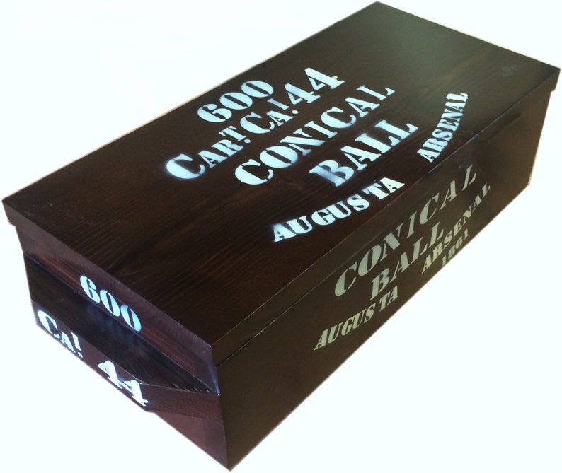 Reproduction Civil War Ammo Box From the Augsta Arsenal 1861 - Etsy