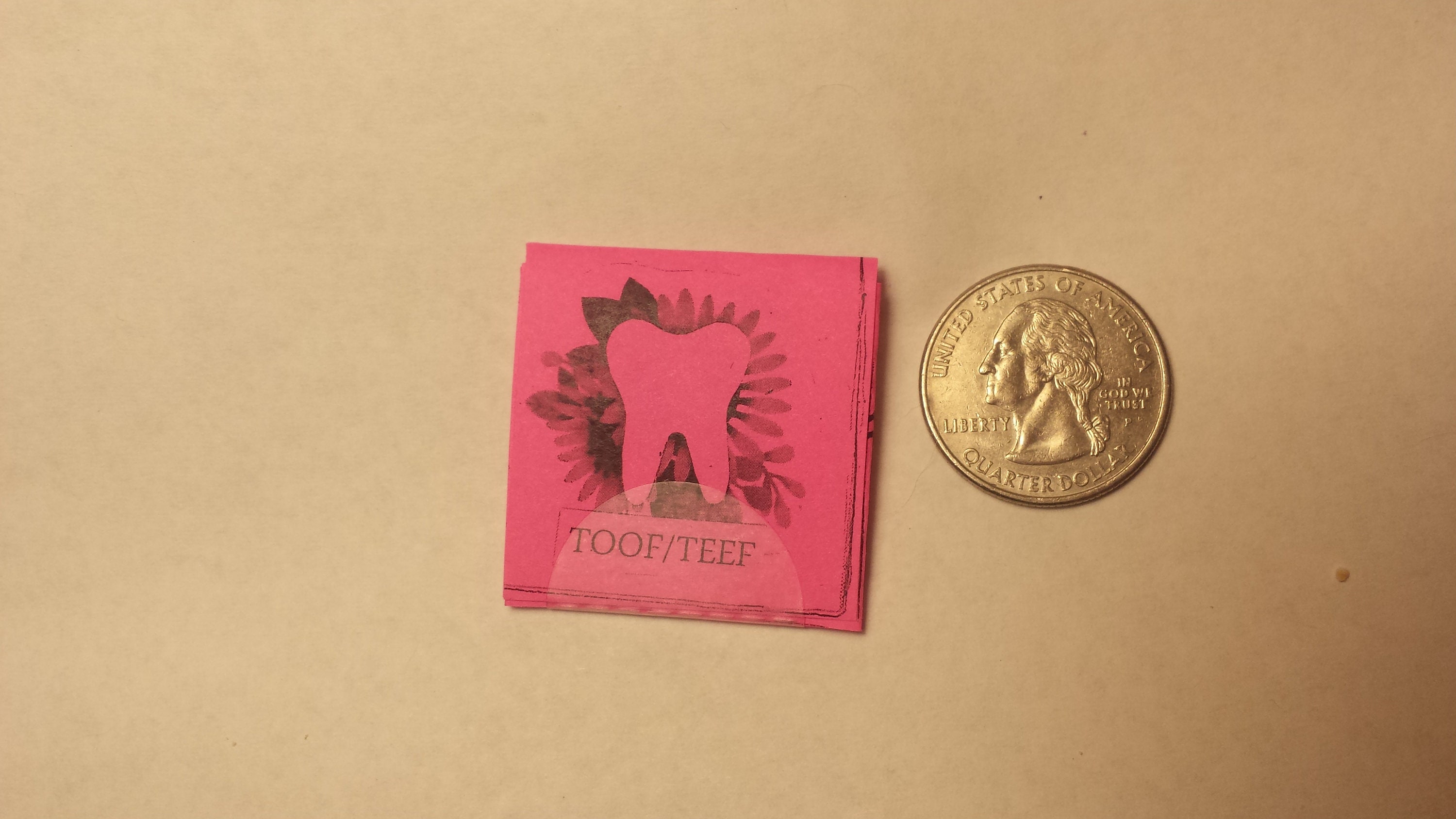 Toof/teef: a Zine About Teeth - Etsy