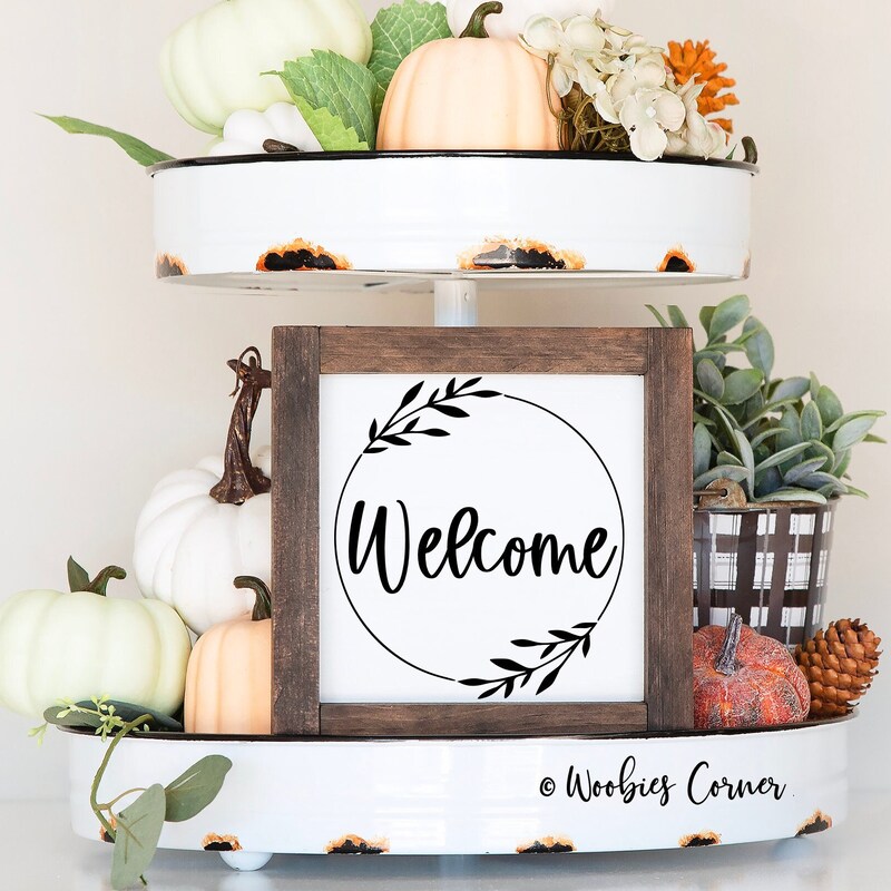 Rustic Welcome Sign - Etsy