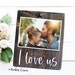 I Love Us Frame, Valentines Day Gift, Relationship Frame, Personalized ...