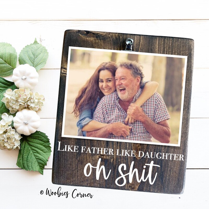 Dad Daughter Photo Frame - Etsy