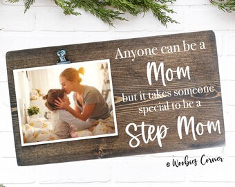 Gift for Step Mom, Step Mom Mother Gift, Personalized Picture Frame for ...