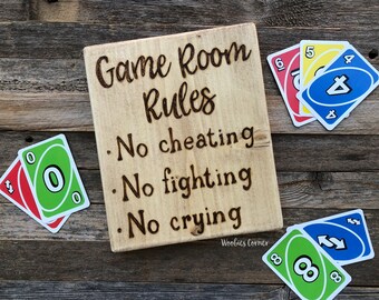 Game Room Rules | Etsy