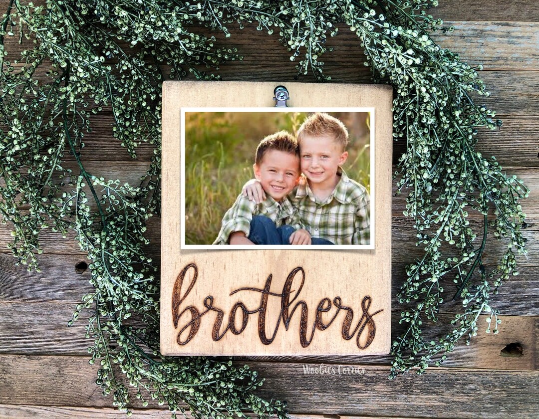Brothers Frame, Big Brother Frame, Personalized Brother Gift, Gift for ...