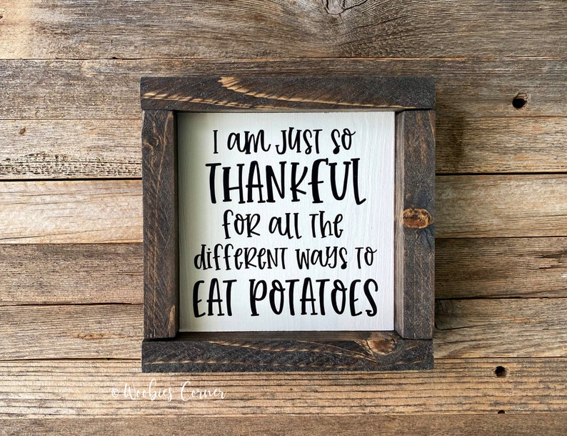 Funny Kitchen sign I'm just so thankful for all the | Etsy