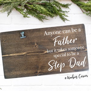 Step Dad Gift Step Dad Picture Frame Fathers Day Gift for Step Dad ...