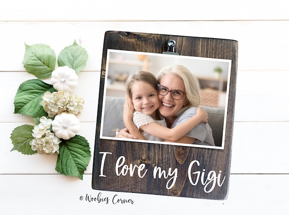 I Love My Gigi Picture Frame Gigi and Me Frame Gift for - Etsy