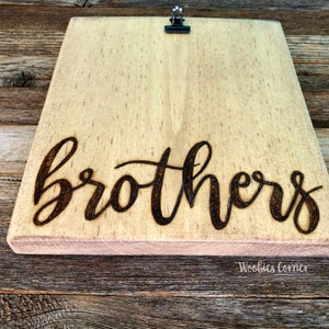 Brothers Frame, Big Brother Frame, Personalized Brother Gift, Gift for ...