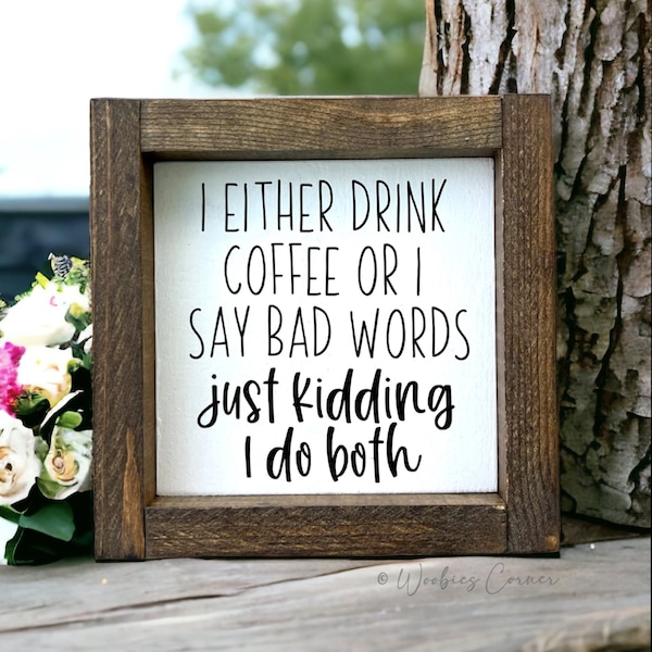 Funny Coffee Sign - Etsy