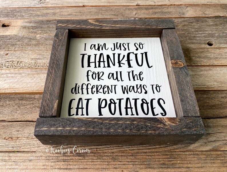 Funny Kitchen sign I'm just so thankful for all the | Etsy