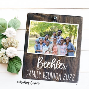 Family Reunion Favors, Family Reunion Picture Frame Personalized ...