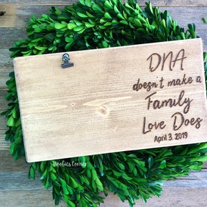 Personalized Adoption Picture Frame Adoption Day Adoption | Etsy