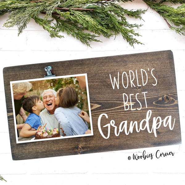 Worlds Best Grandpa Frame - Etsy